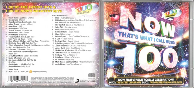 NOW THAT'S WHAT I CALL MUSIC 100 - 2 x CD Album (2018) *FREE UK POSTAGE ...
