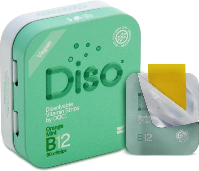 DISO VITAMIN B12 (1500Mcg) Energy Supplement, Tin of 30 Oral ...