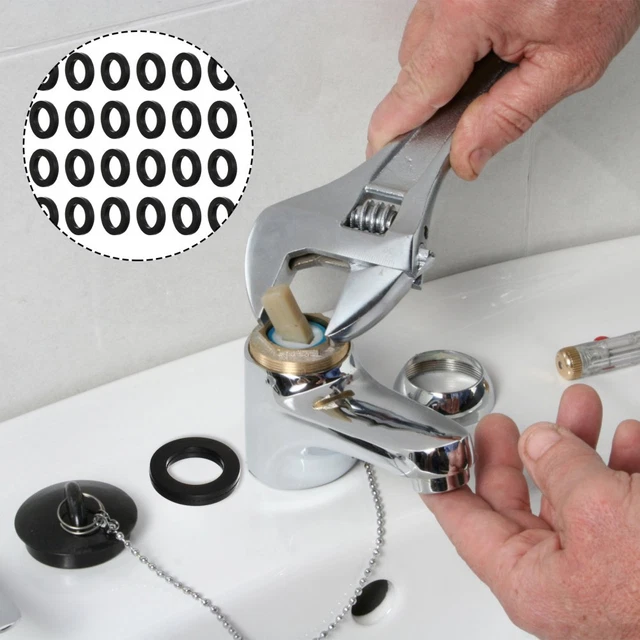 100PCS RUBBER RINGS Gasket Nbr Sealing Washer for Fuel Plumbing Repairs ...