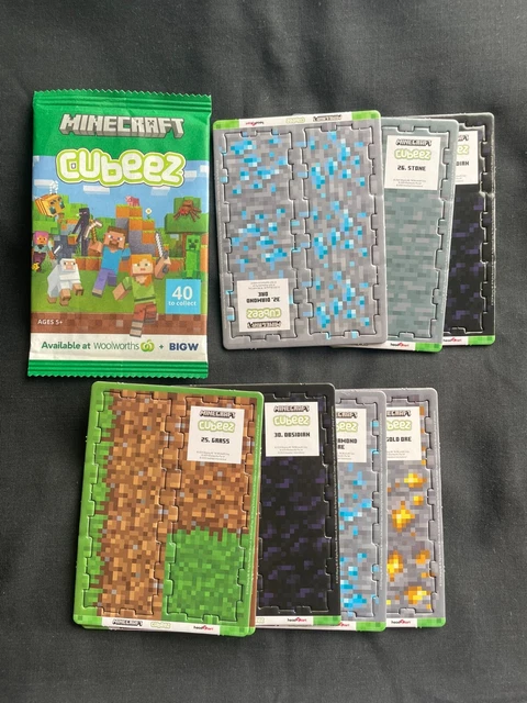 WOOLWORTHS MINECRAFT CUBEEZ Trading Cards 2025 PICK YOUR CARD $1.00 ...