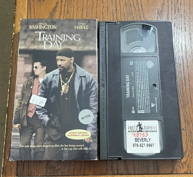 TRAINING DAY VHS Cassette Tape Denzel Washington Ethan Hawke £7.39 ...