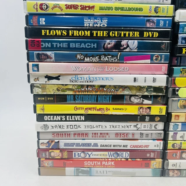 50 BULK LOT DVDs Wholesale Mixed Titles Family Comedy Drama Movies $24. ...