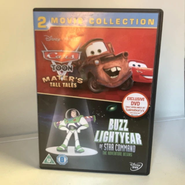 CARS MATER'S TALL Tales Buzz Lightyear Of Star Command Disney DVD Cert ...