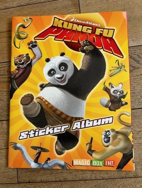 COMPLETE MAGIC BOX Kung Fu Panda Sticker Album Collection £16.99 ...