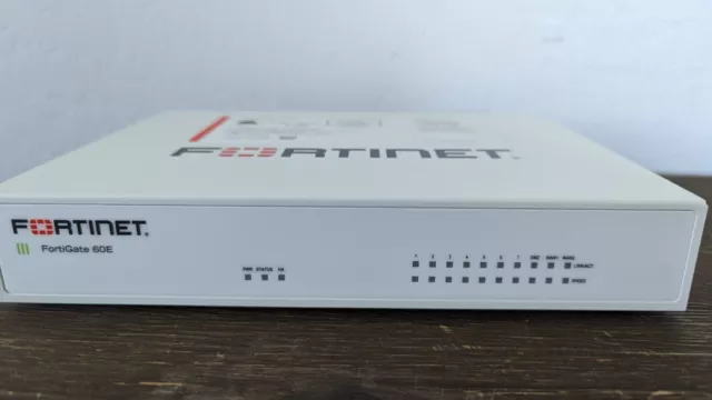 Fortinet Fortigate 60e Network Security Firewall With Entitlement £84