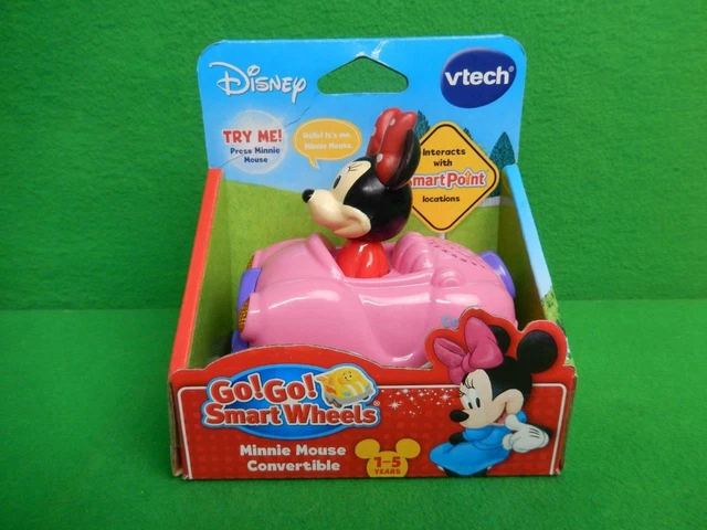 VTECH DISNEY GO! GO1 Smart Wheels Minnie Mouse Convertible Car Brand ...