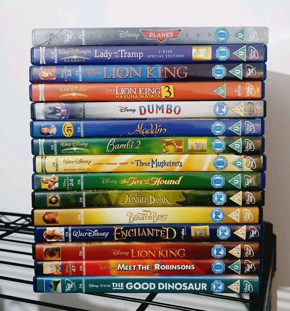 DISNEY DVD BUNDLE Joblot Classic Pixar Movie Family Film Childrens £29. ...
