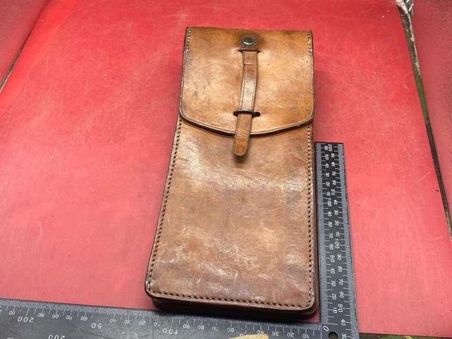 WW2 FRENCH ARMY Leather Map Case in excellent condition £20.00 ...