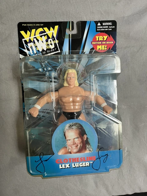 SIGNED LEX LUGER WCW (Wrestling) Vintage Action Figure (Unopened) $9.99 ...