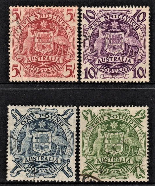 AUSTRALIA PRE-DECIMAL USED Stamps. Coat of Arms set (6147) $20.00 ...
