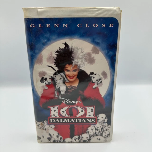 DISNEYS 101 DALMATIANS VHS 1996 Full-Screen Live-Action Glenn Close $8. ...