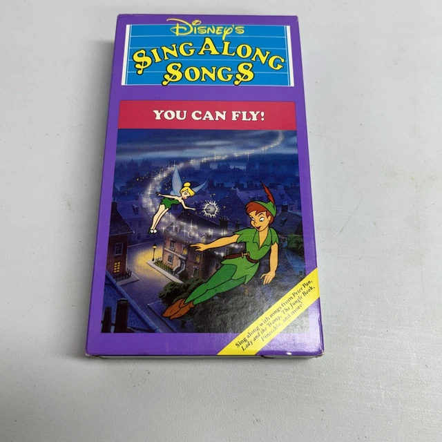 DISNEY SING ALONG Songs You Can Fly VHS Video Tape Peter Pan £6.34 ...