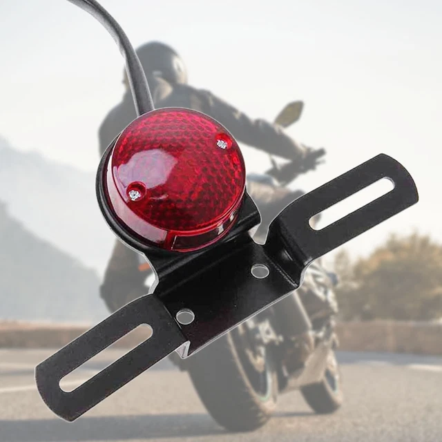 FR 12V MODIFIED Brake Light Universal License Plate Lamp for Motorcycle ...