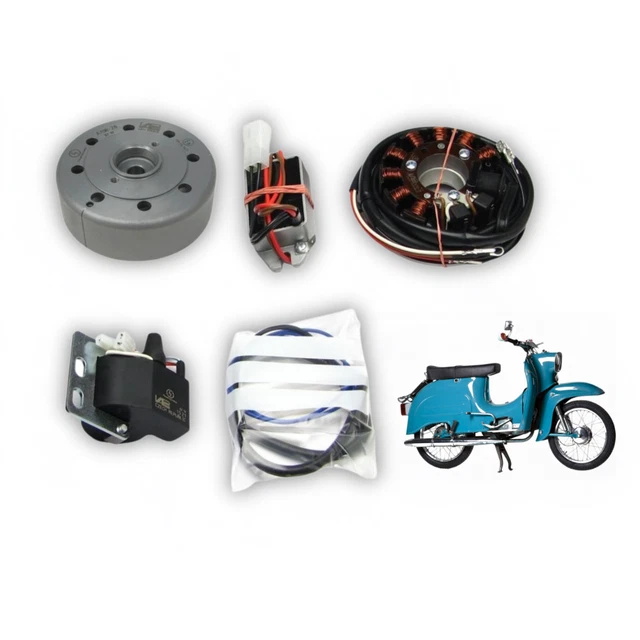 SIMSON SCHWALBE KR51/1 12V/100W Vape Powerdynamo Zündung 7005799LS EUR ...