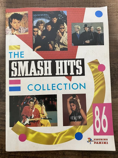 PANINI SMASH HITS 1986 Sticker Album Complete With All 180 Stickers £30 ...