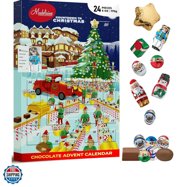 MADELAINE SOLID Milk Chocolate Santa's Workshop 2025 Countdown ...