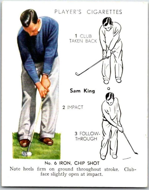 1939 JOHN PLAYER & Sons Cigarettes Golf #18 Sam King V51009 $9.99 ...