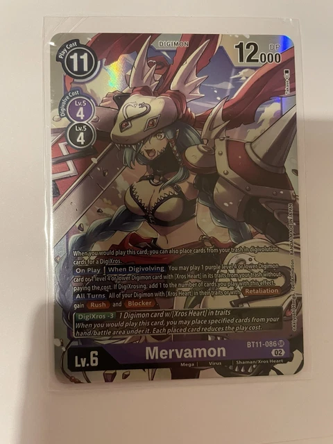 BT11-086 MERVAMON :: Super Rare :: BT11: Dimensional Phase :: Mint ...