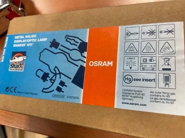 OSRAM METAL HALIDE Display HTI 700W / D4 / 75 ampoules - neuf EUR 96,00 ...