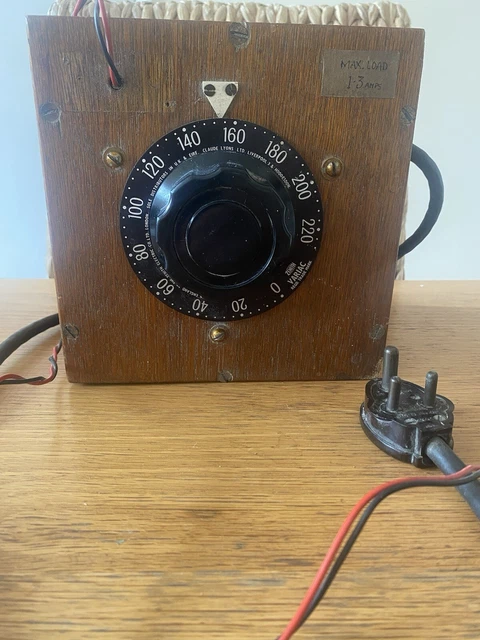 VINTAGE ZENITH VARIAC Transformer-Loft Find - Untested £49.99 - PicClick UK