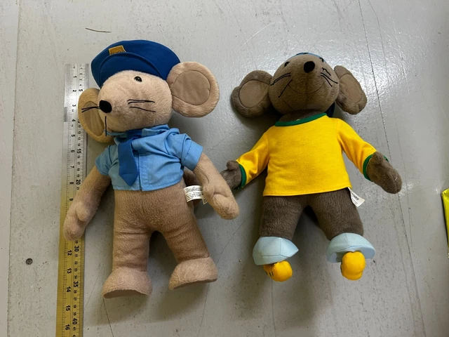 RASTAMOUSE ZOOMER & President Wensley Cbeebies 9" Soft Toy Plush (Free ...