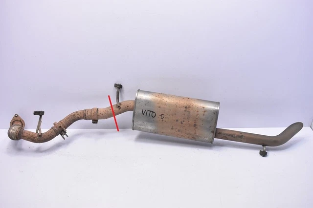 SILENCIEUX DE POT d'?chappement A4474900001 MERCEDES VITO W447 1.6D 2014- EUR 244,12 - PicClick FR