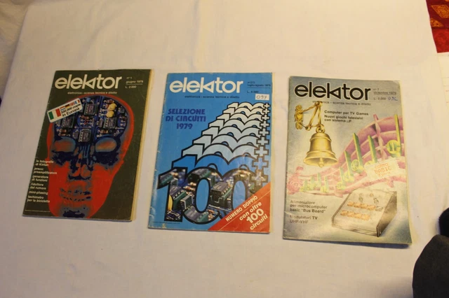 RIVISTA ELEKTOR EDIZIONE italiana degli anni '80 editori JCE-JACKSON ...