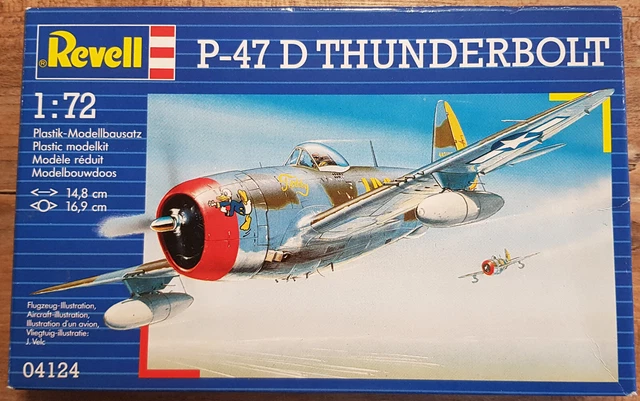 REVELL 04124 P-47 D Thunderbolt, M 1:72, Plastik-Modellbausatz EUR 10 ...