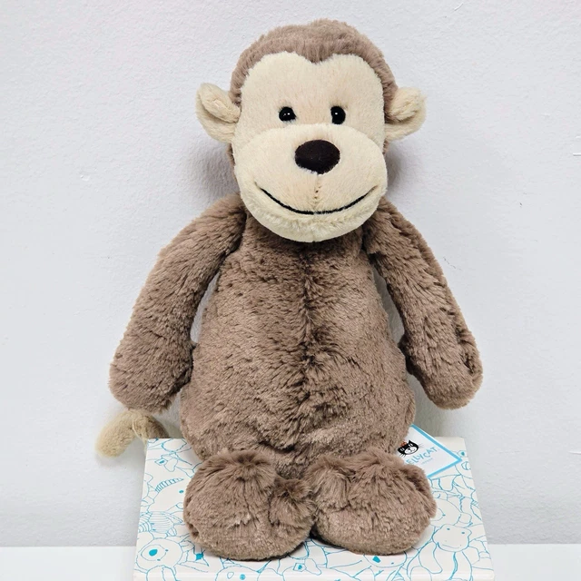 JELLYCAT I AM Original Bashful Monkey Soft Plush Toy BNWT Medium Bashful Monkey £74.99 - PicClick UK