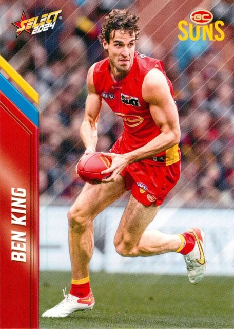 CARTE AFL SELECT Footy Stars des Gold Coast Suns 2024 - Ben King EUR 2,89 - PicClick FR