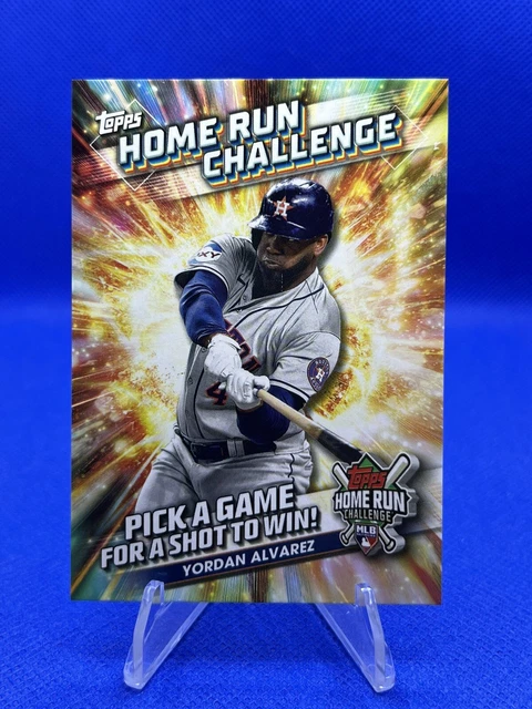 CARTA 2024 TOPPS Home Run Challenge Yordan Alvarez HRC-11 senza graffi Astros EUR 2,82 - PicClick IT