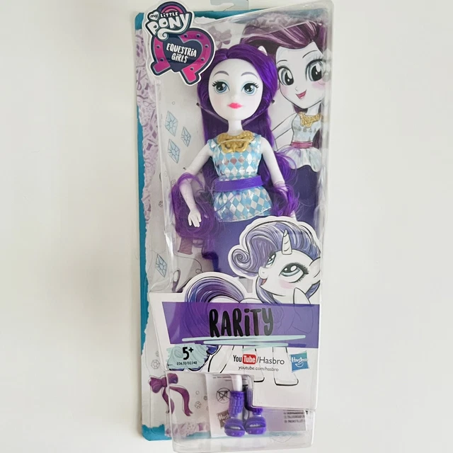 MY LITTLE PONY Equestria Girls Barbie Doll Rarity Brushable Figure Toy ...