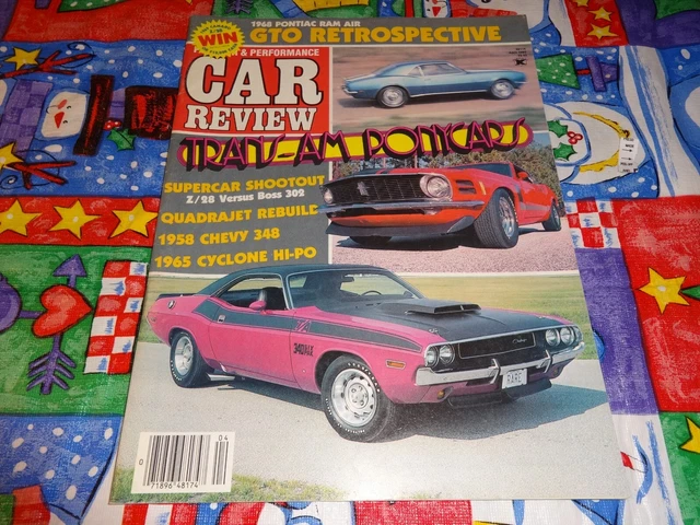 POPULAR & PERFORMANCE Car Review Magazine April 1985 Trans-Am Ponycars ...