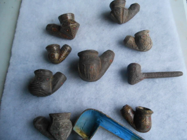 LOTS DE 10 fourneau de pipe berbère Afrique EUR 70,00 - PicClick FR