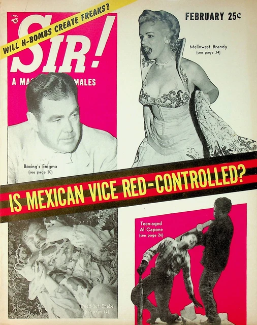 SIR! MAGAZINE VOL. 13 #3 FN 1956 £95.03 - PicClick UK