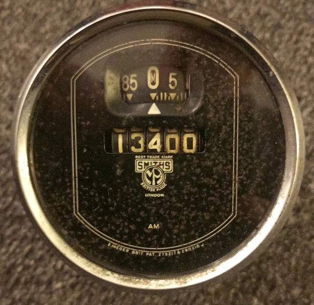 VINTAGE SMITHS MA - 80mm Magmo Drum Speedometer - Window Lit £195.00 ...