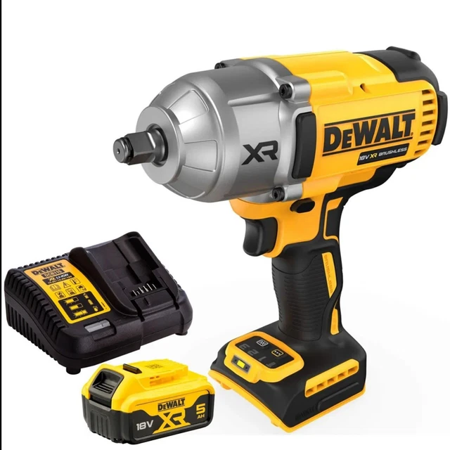 DEWALT DCF900N 18V Brushless High Torque Impact Wrench + 1 x Battery ...