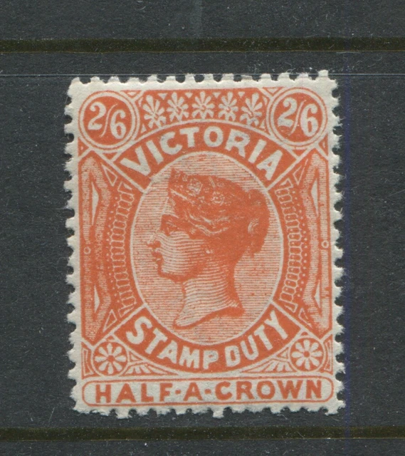 VICTORIA 1892 2S 6D Orange Queen Victoria Stamp Duty Very Mint Never ...