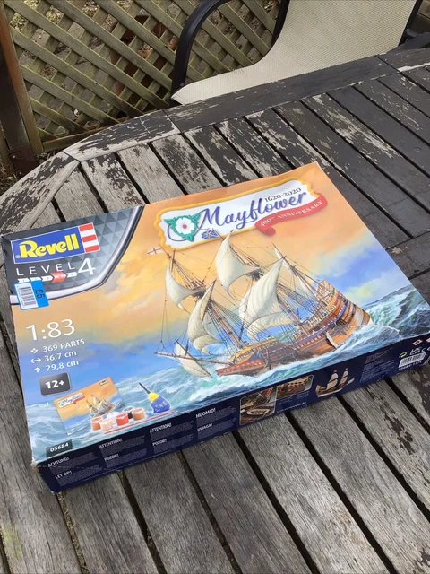 REVELL 05684 MAYFLOWER 400th Anniversary 1:83 scale Model Kit £10.00 ...