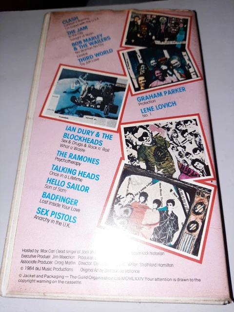THE ROCK REVOLUTION Vhs Video Punk Compilation Clash Jam Pistols ...