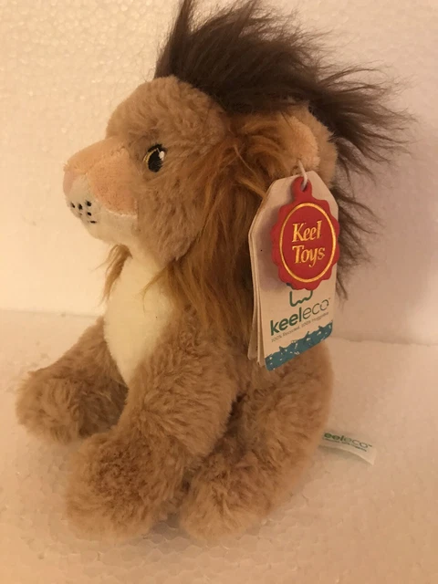 KEEL TOYS KEEL KEELECO LION Soft Plush Toy New & Tags 8” £7.99 ...