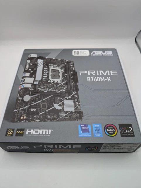 ASUS PRIME B760M-K DDR5 Intel 12/13/14 Gen support B760 LGA 1700 micro ...
