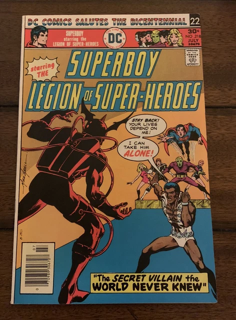 DC COMICS SUPERBOY and the Legion of Super-Heroes #218 FN - Livraison ...