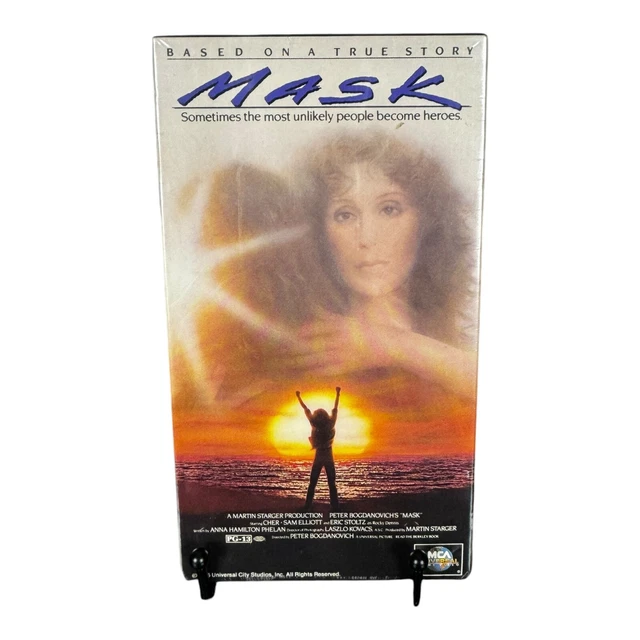 BRAND NEW MASK (VHS; 1985) Cher Sam Elliott RARE Sealed OOP Watermarks ...