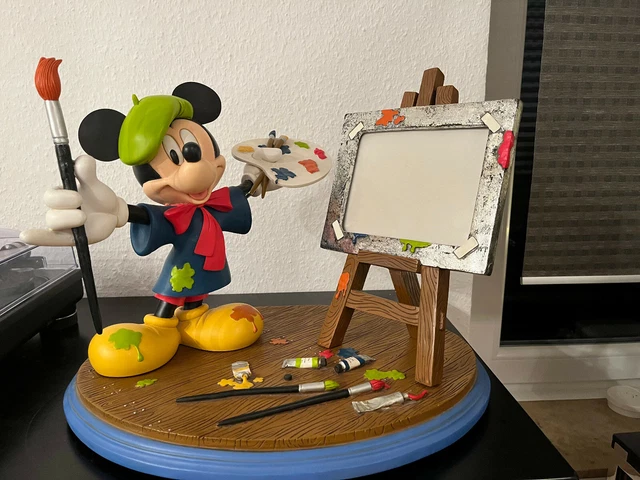 ORIGINAL WALT DISNEY Figure Mickey Mouse Artist Painterl 34cm Height £ ...