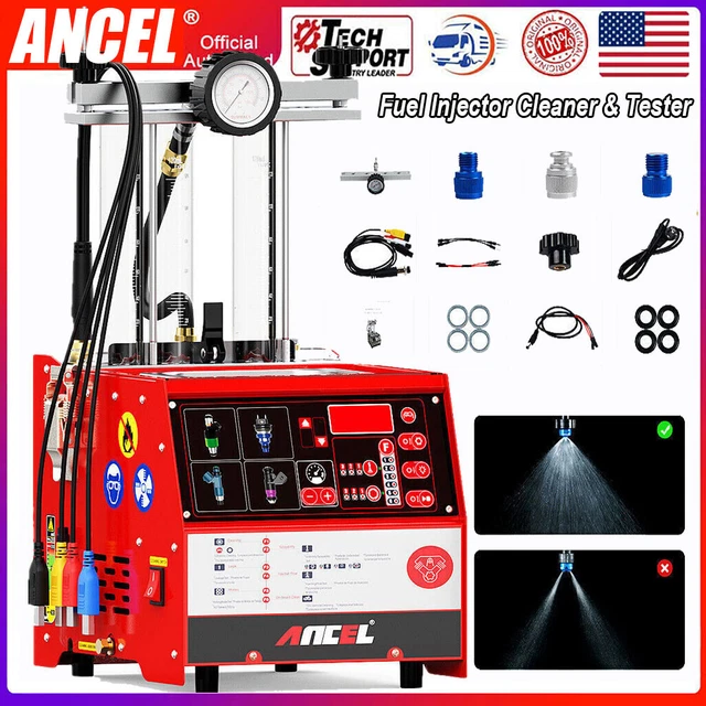 CAR FUEL INJECTOR Ultrasonic Cleaning Machine Nozzle Cleaner Tester ...