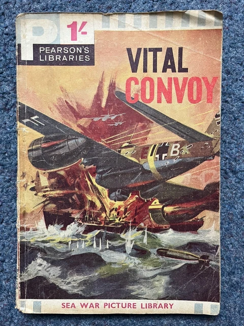PEARSON SEA WAR Picture Library Comic No. 4 Vital Convoy £6.51 ...
