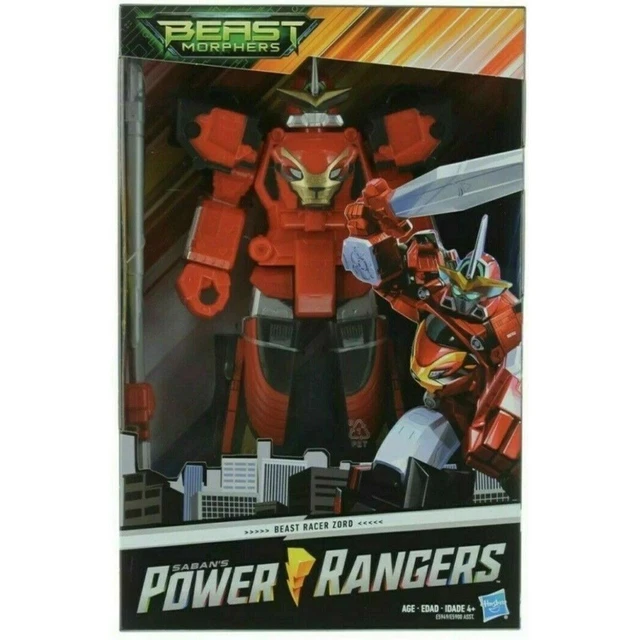 HASBRO POWER RANGERS Beast Racer Zord Megazord Beast Morphers Action ...