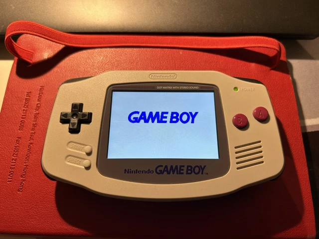 MODDED GAMEBOY ADVANCE, Clicky buttons with IPS v2 screen EUR 113,88 ...