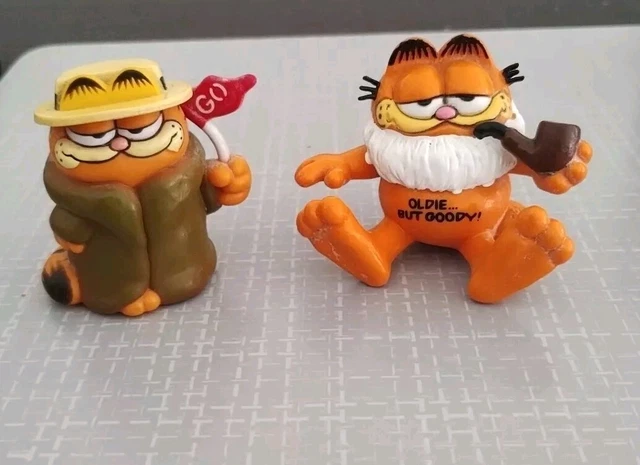 VINTAGE 1978 1981 Garfield Figures Big Cat On Campus and Oldie But ...